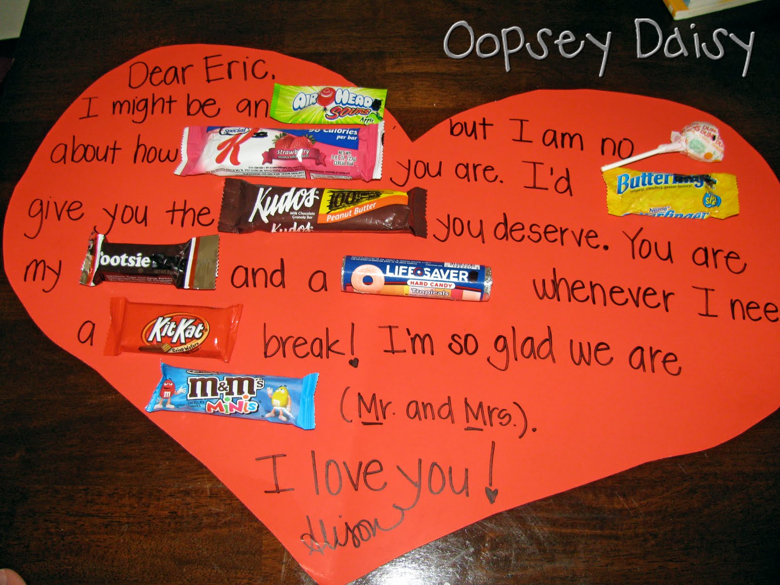 The 25 Days Of Love Fun Day 20 Valentine Candy Grams Happy Home Fairy