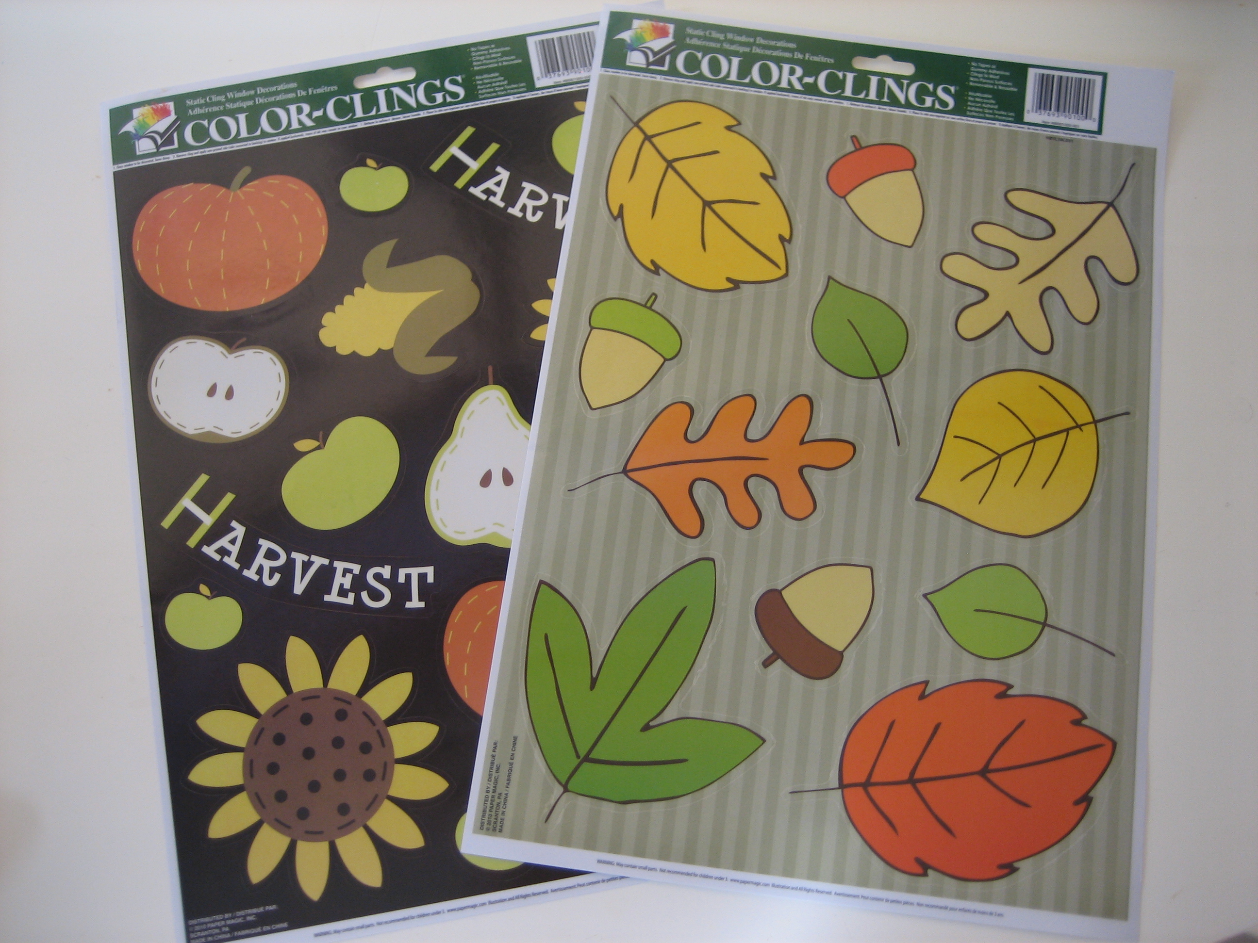 Why You Need Fall Window Clings - Happy Home Fairy