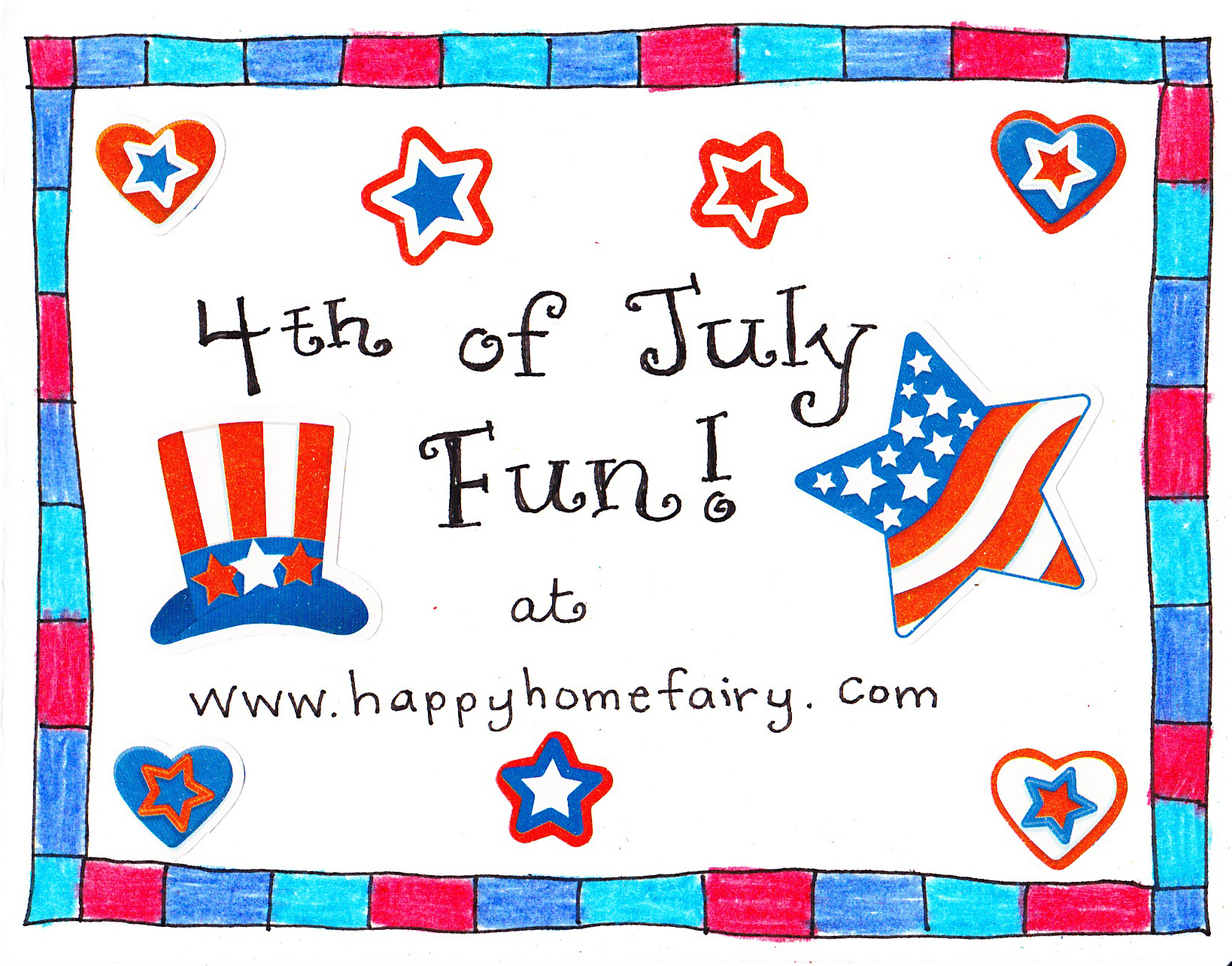 American Flag Crafts for the 4th - Happy Home Fairy