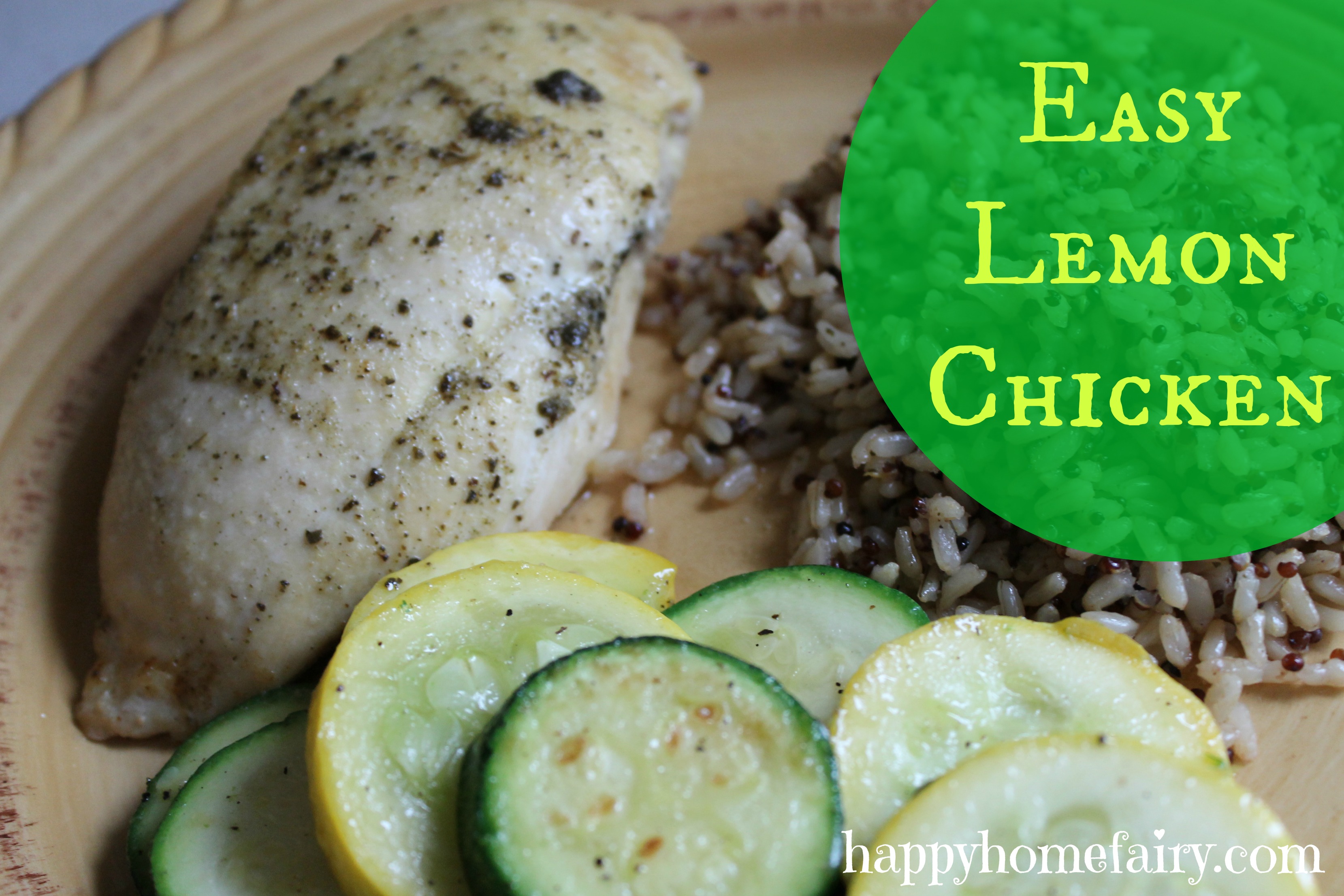 Recipe Easy Lemon Chicken Happy Home Fairy