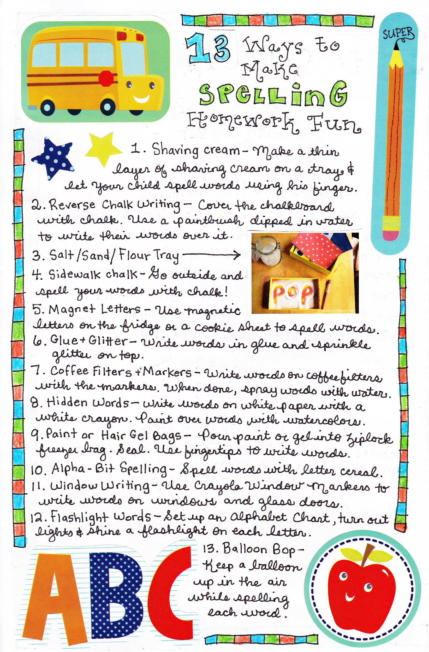 13 Ways To Make Spelling Practice Fun Happy Home Fairy