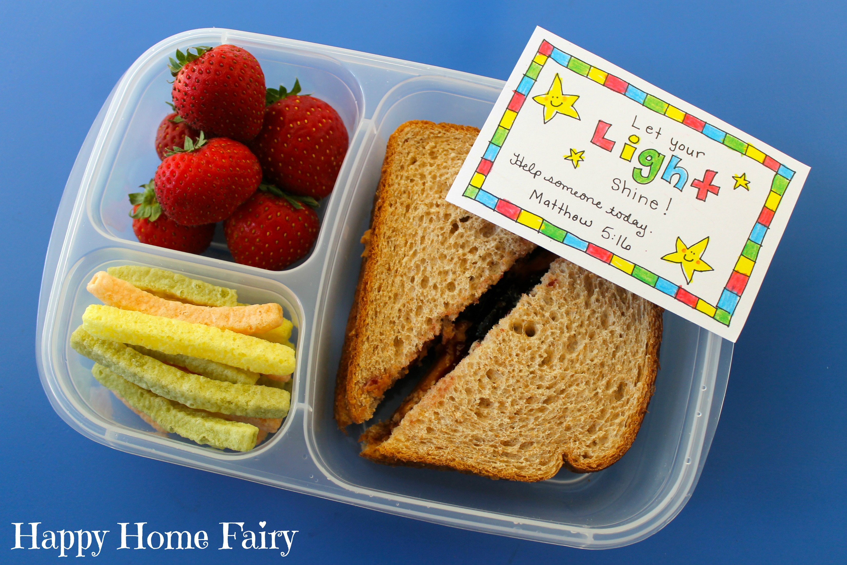 FREE Printable Inspirational Lunch Box Notes Happy Home Fairy