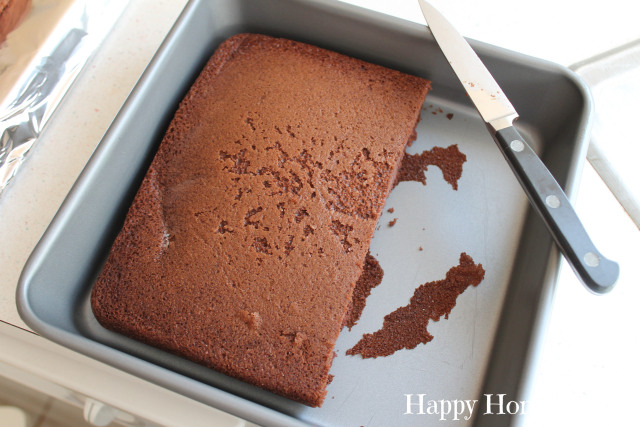 How To Make A Number 5 Cake - Happy Home Fairy