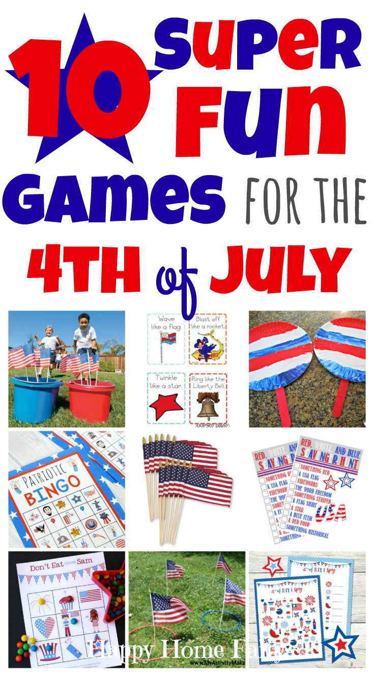 10 Fun Games for the 4th of July - Happy Home Fairy