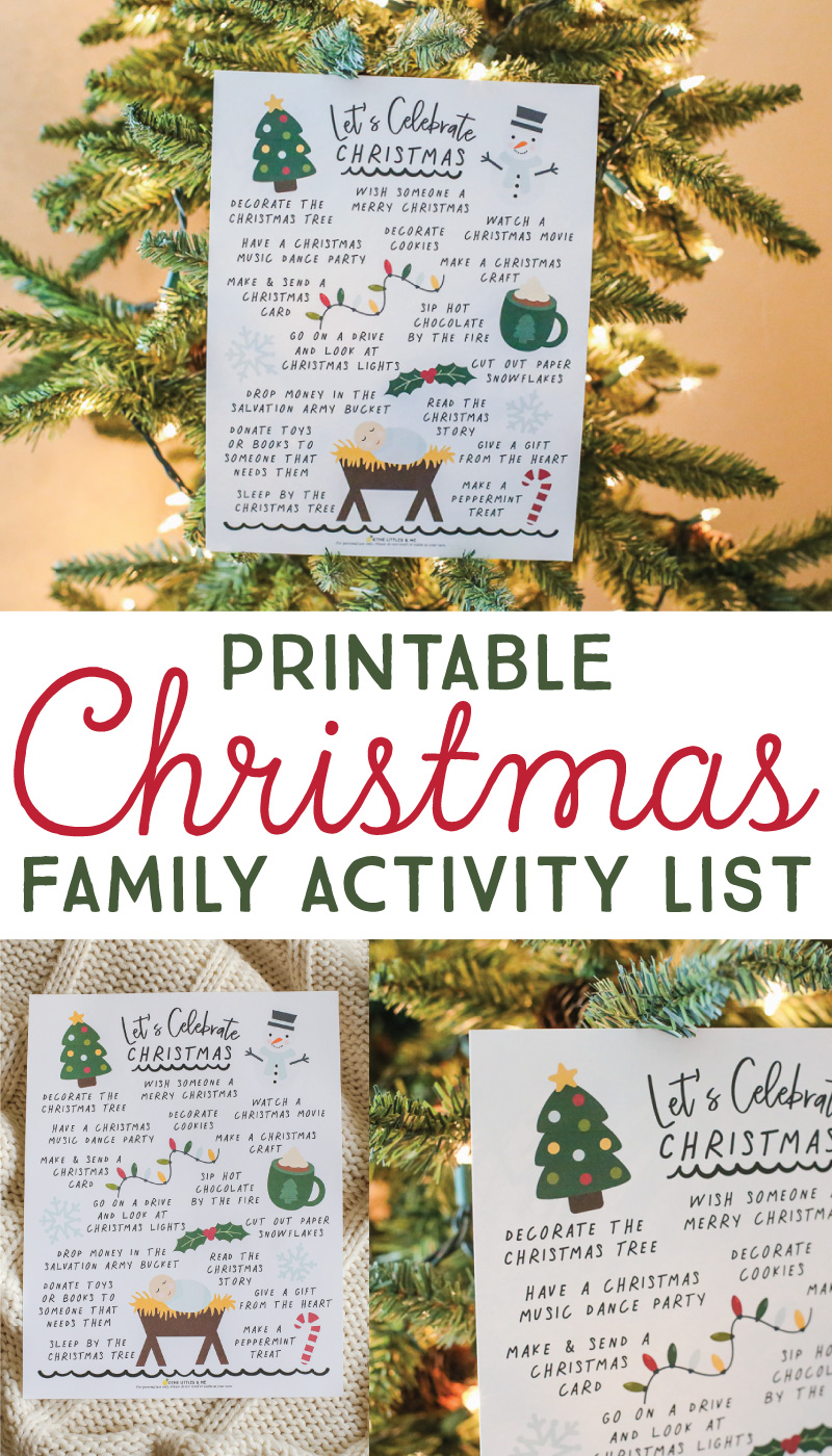Christmas Activity List - FREE Printable! - Happy Home Fairy