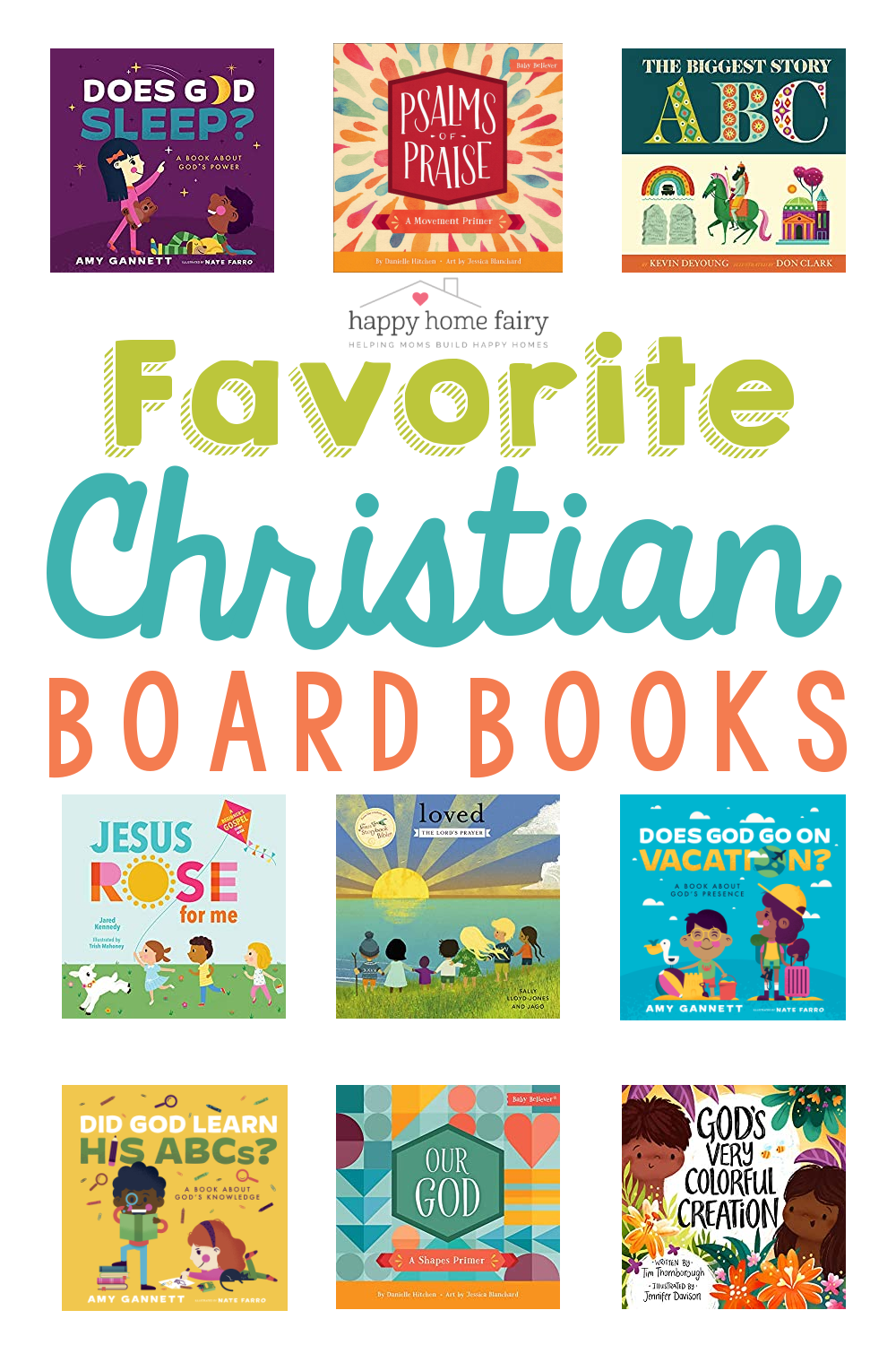 The BEST Christian Board Books - Happy Home Fairy